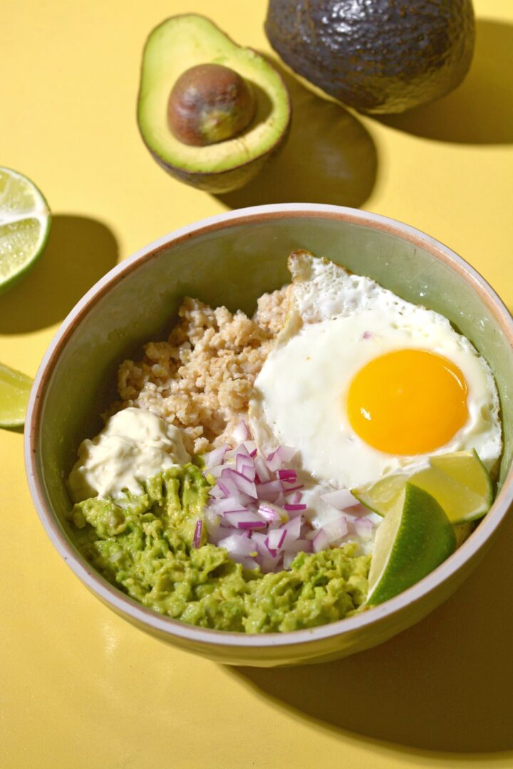 Savory Avocado Oatmeal With Egg - Avocado Foodie